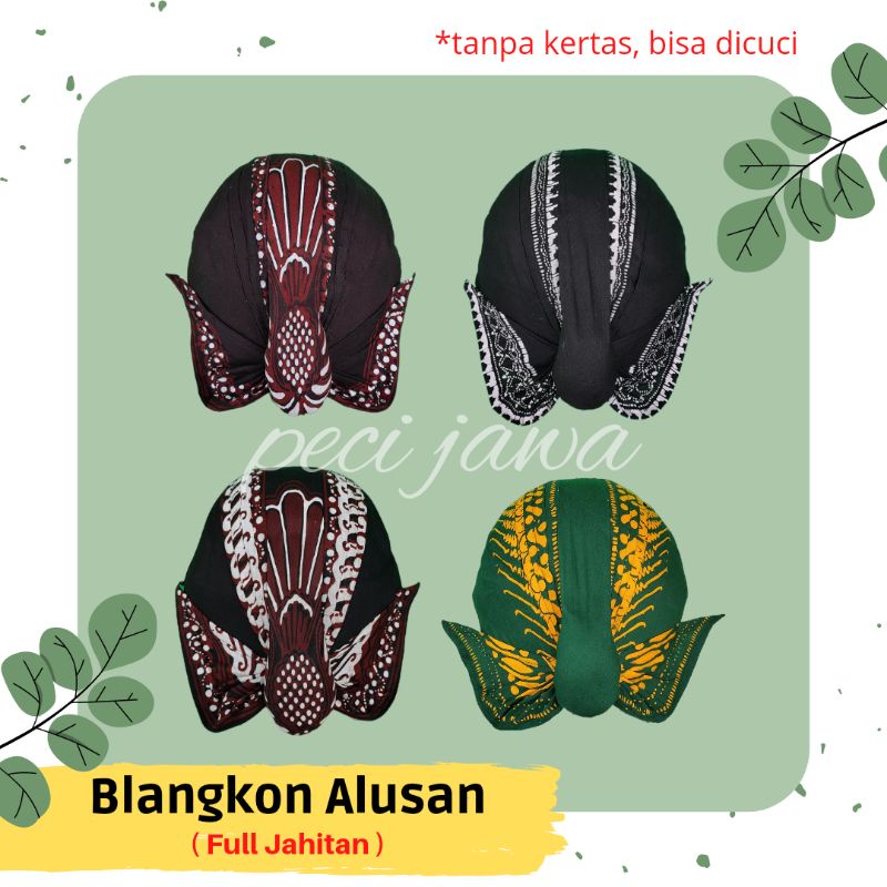 Jual Blangkon Alusan Bisa dilipat dan dicuci adat jawa | Shopee Indonesia