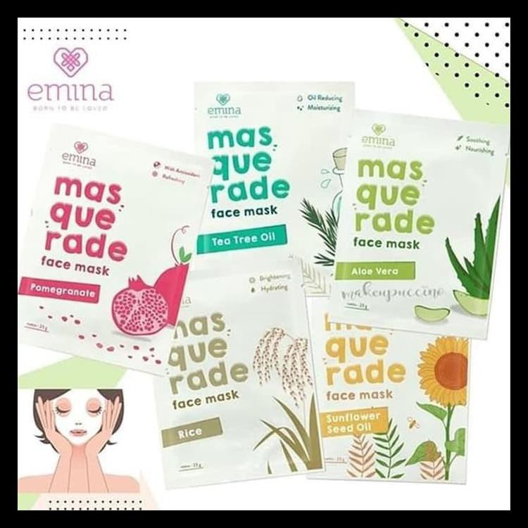 Jual Indonesia Fresh 2020 Emina Masquerade Face Mask Masker Wajah Sheet ...