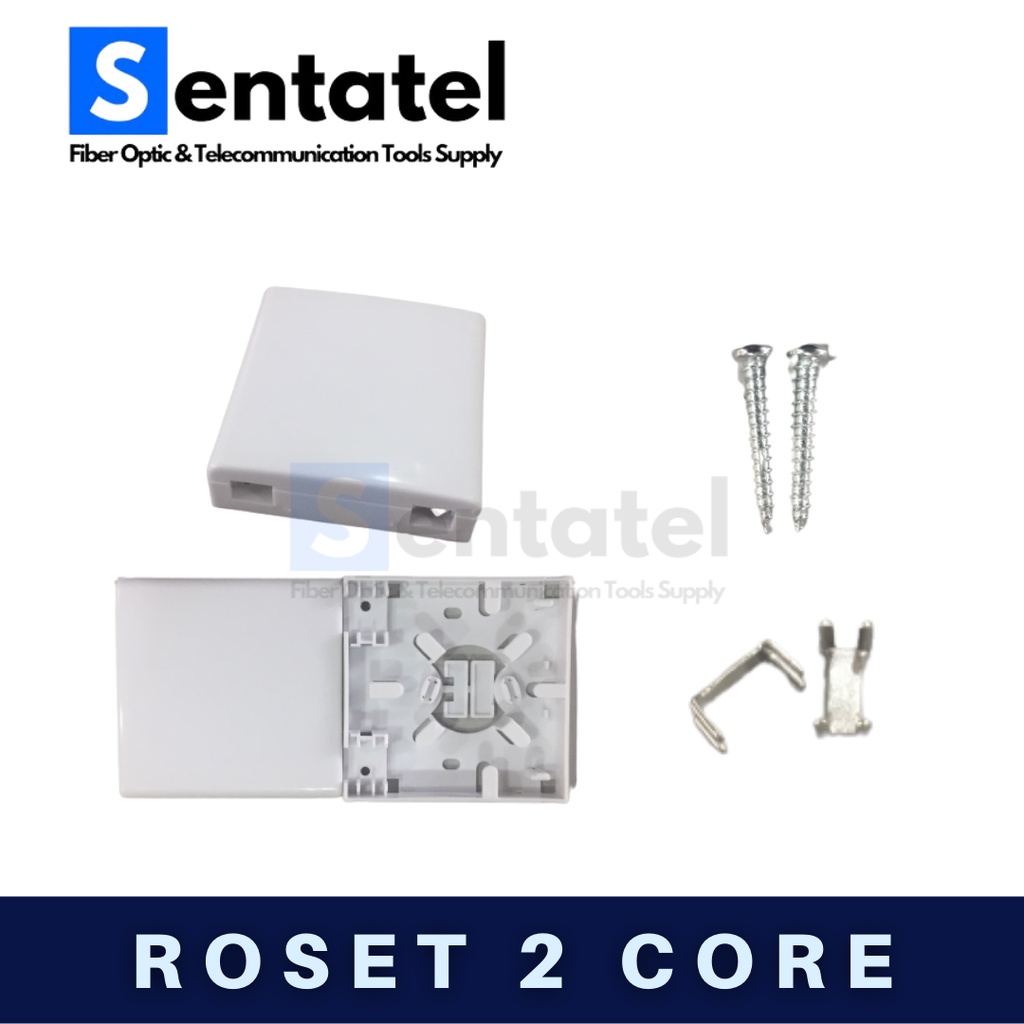 Jual Roset FO Fiber Optic Optik 2 Core Kosongan Indonesia|Shopee Indonesia