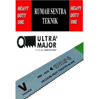 Jual ULTRA MAJOR MATA GERGAJI BESI 16" X 1" X 10T - MAYOR HACKSAW 16 ...