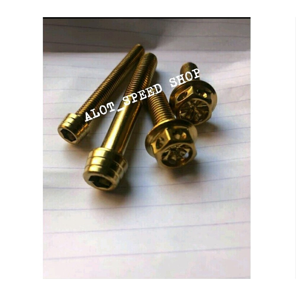 Jual Baut kerucut dan baut Breket buat kaliper monoblock 4p mki57587 | Shopee Indonesia