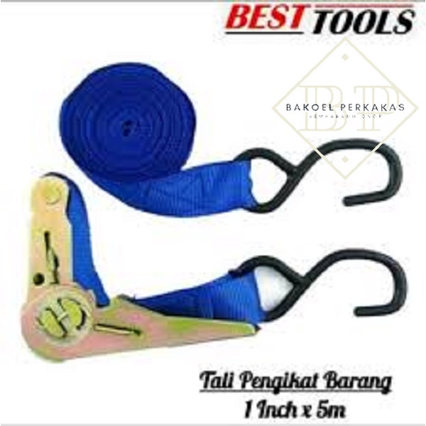 Jual Tali Pengikat Barang di Sepeda Motor Kuat Hingga 400Kg Ratchet Tie ...