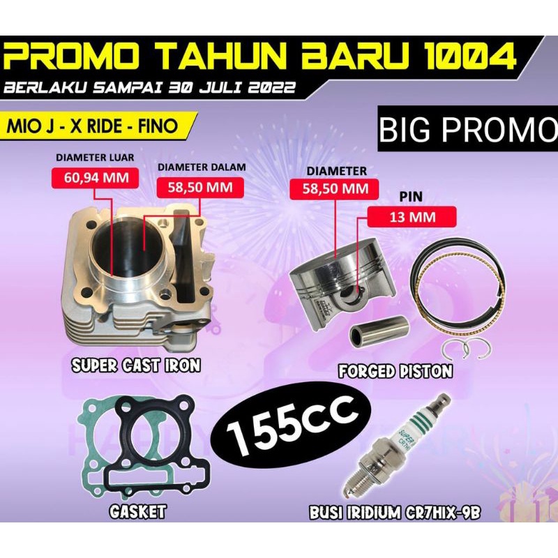 Jual Paket Bore up brt jupiter z1 - Mio J - Mio Gt - Fino fi - X ride ...