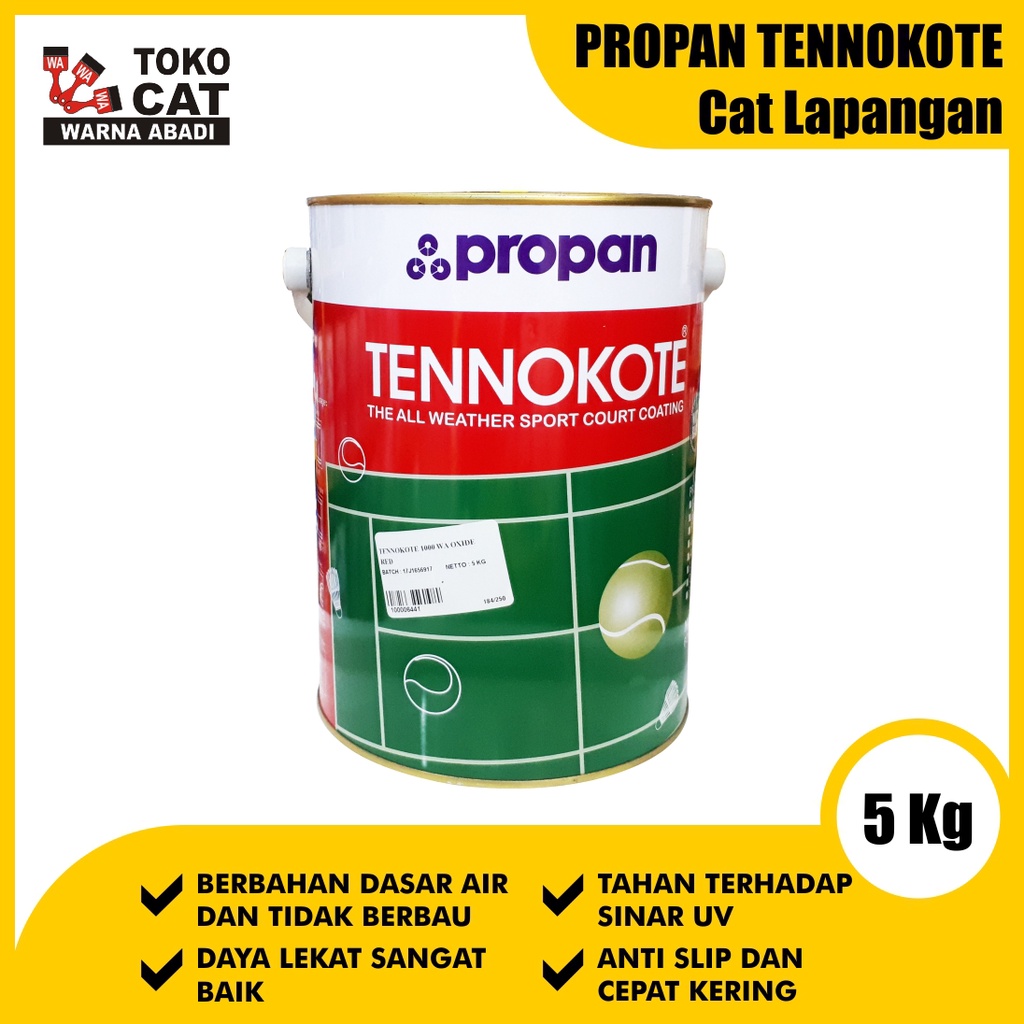 Jual CAT LAPANGAN PROPAN TENNOKOTE 5 KG Indonesia|Shopee Indonesia
