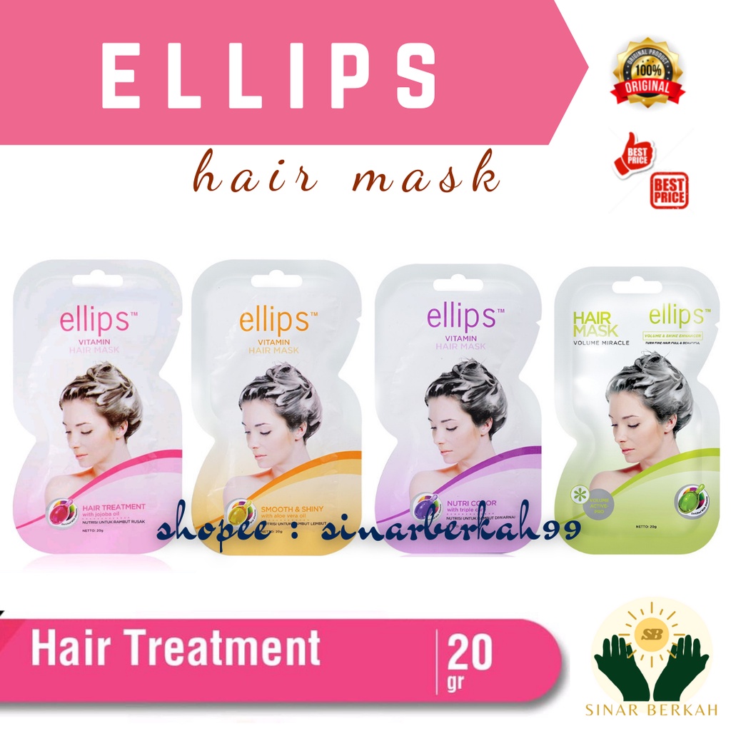 Jual Ellips Hair Mask 20 Gram | Shopee Indonesia
