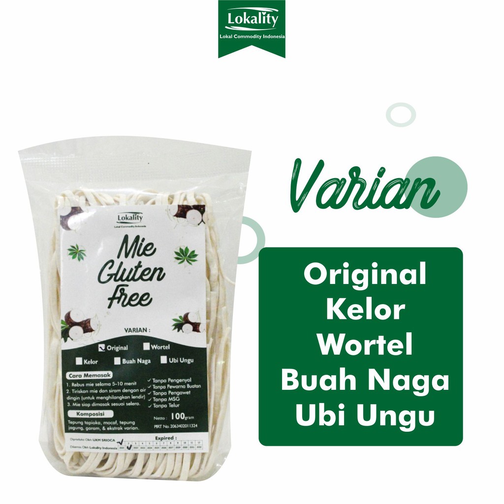 Jual Lokality Mie Gluten Free 380gr | Shopee Indonesia
