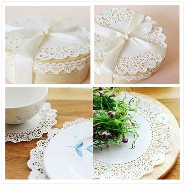 Jual kertas alas kue/Paper Doyleys 5/kertas alas toples | Shopee Indonesia