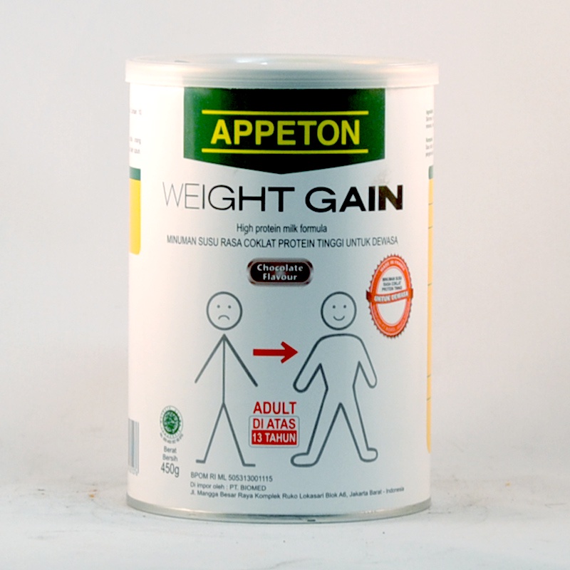 Jual Appeton Milk Weight Gain Adult 450Gr | Shopee Indonesia