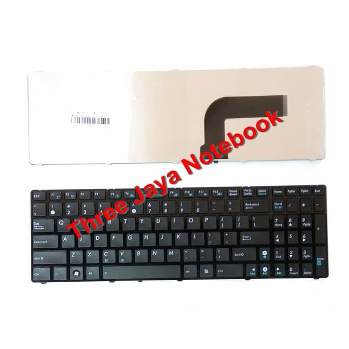 Jual Keyboard Asus K52, K52J, K52JK, K52JR, K52F With Frame Black ...