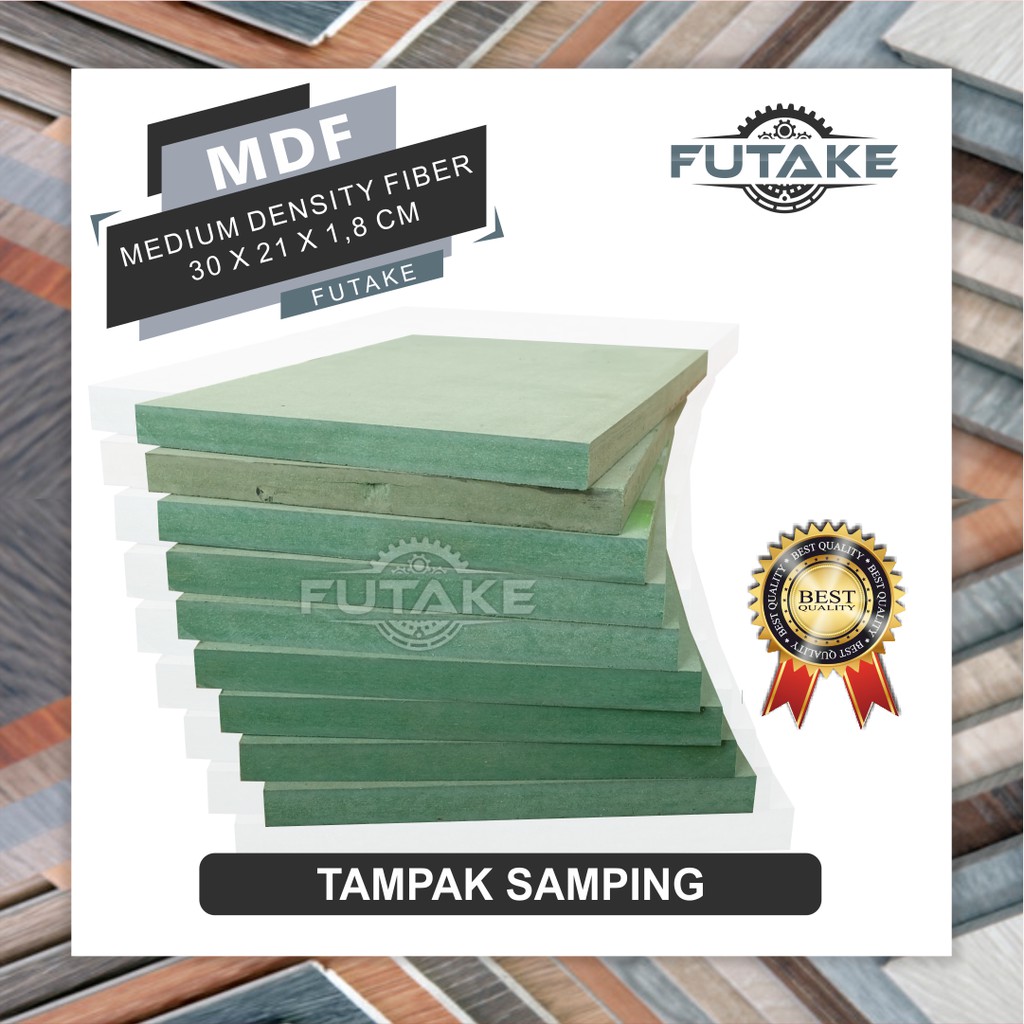 Jual MDF HIJAU ANTI AIR 30 X 21 X 1.8 CM KUALITAS OKE HARGA MURAH ...