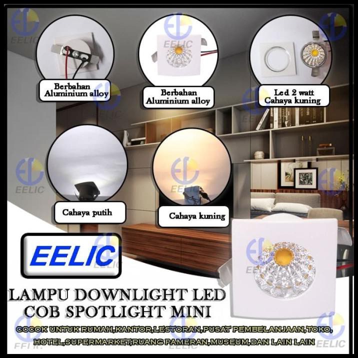 Jual Eelic Dol-Ck2102W Led Downlight Persegi Led Cob Spot Light Mini ...