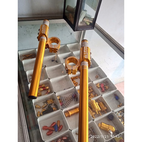 Jual stang jepit nui bubut milling , vixion , ninja , cb 150 fu ...