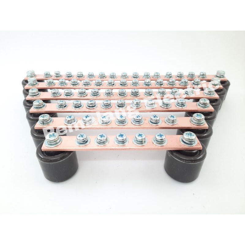 Jual NOL/ NETRAL Tembaga Busbar import 3x15mm Baut JP5 | Shopee Indonesia