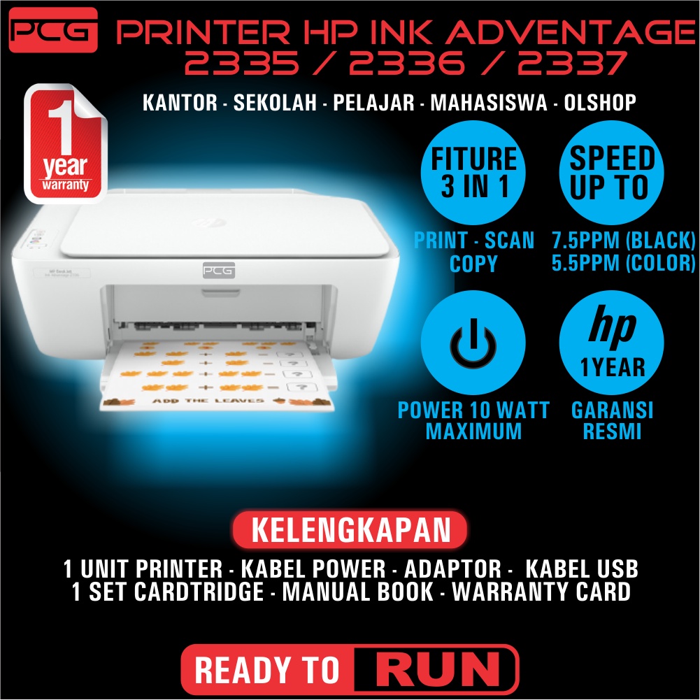 Jual Printer HP All In One Fitur Lengkap 3 In 1 Print Scan Copy Printer ...