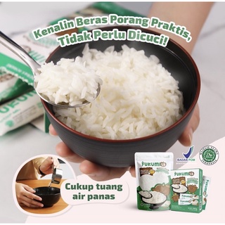 Jual FUKUMI Beras Porang Box Sachet (7 sachets @40gr) | Instant Konjac ...