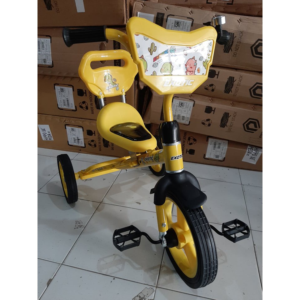 Jual SEPEDA ANAK RODA 3 / TRICYCLE EXOTIC ET-601 DINO | Shopee Indonesia