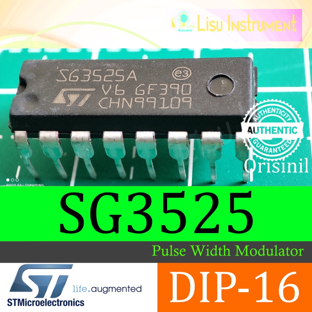 Jual SG3525 SG3525AN Regulating Pulse Width Modulators DIP-16 ...