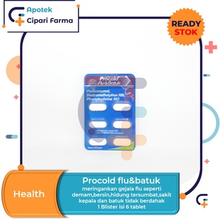Jual Procold Flu dan Batuk Obat Pereda Flu | Batuk | Demam | Sakit ...