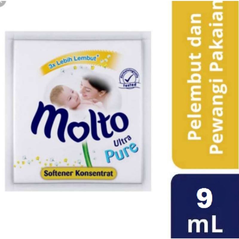 Jual molto ultra pure softener konsentrat (9ml x 12sachet) | Shopee ...