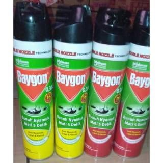 Jual BAYGON SEMPROT NYAMUK 600 & 450ml DOUBLE NOZZLE | Shopee Indonesia