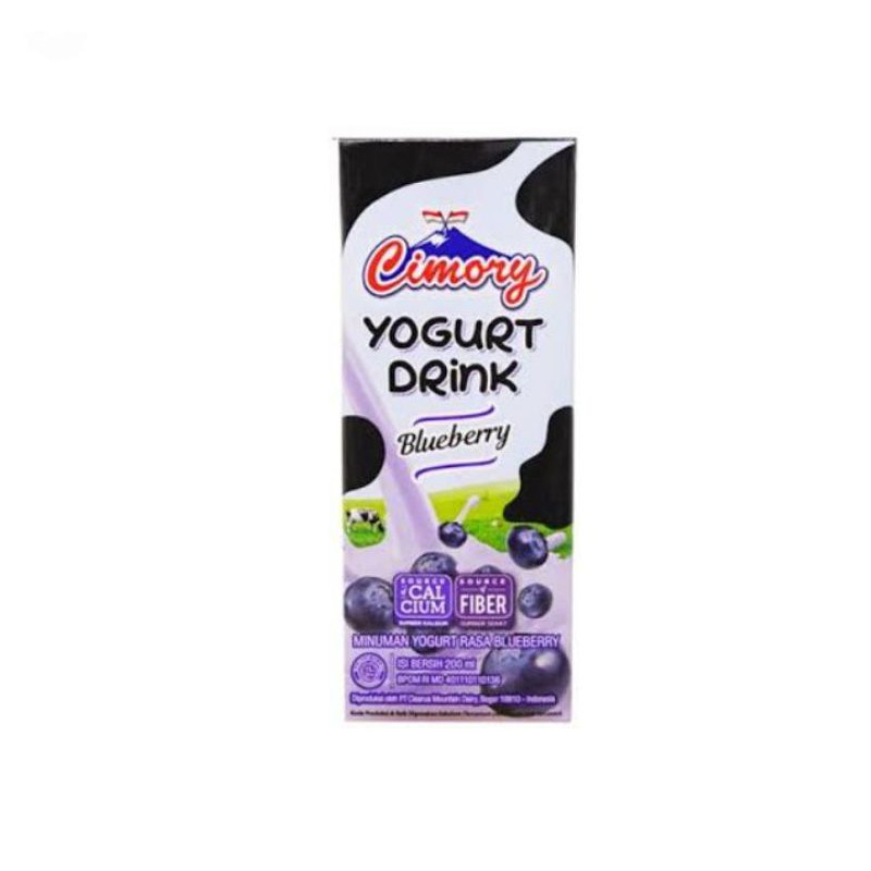 Jual Cimory Yogurt Drink UHT Blueberry | Shopee Indonesia