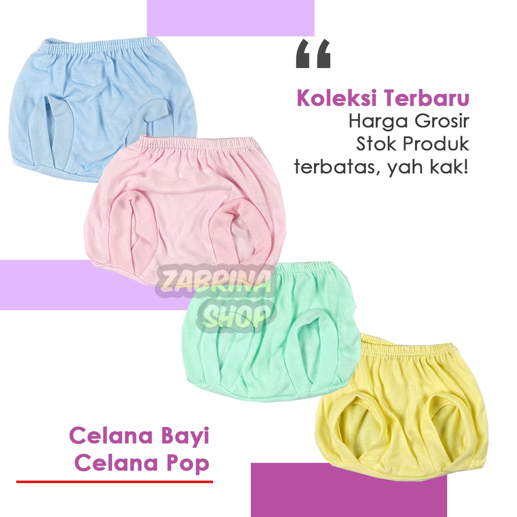 Jual Celana Pop bayi baru lahir 0-6 bulan polos Indonesia|Shopee Indonesia