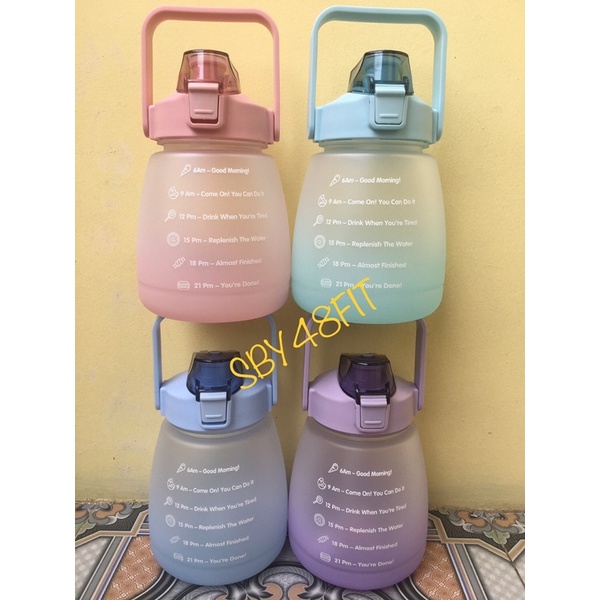 Jual Botol VIRAL 1200ml / Botol Sultan 1,2 liter / botol Pelangi ...