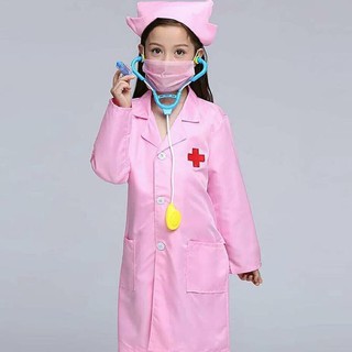 kostum profesi dokter pink Pink Doctor costume toddler anak balita ...