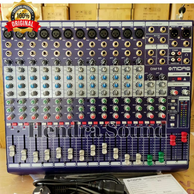 Jual Mixer Midas DM 16 Original (16 Channel) | Shopee Indonesia