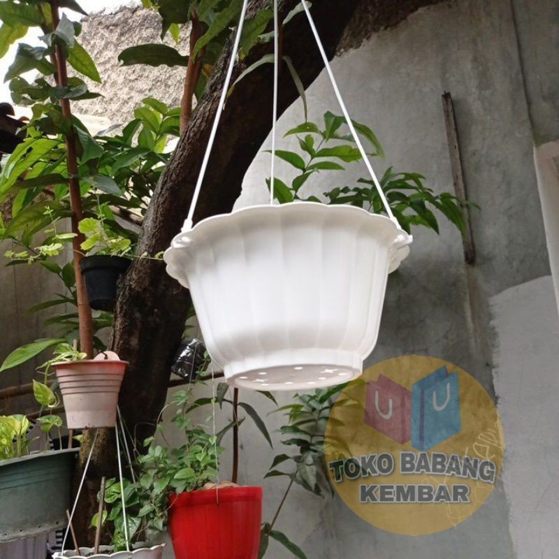Jual Pot Gantung NKT Mewah 20 putih | Shopee Indonesia