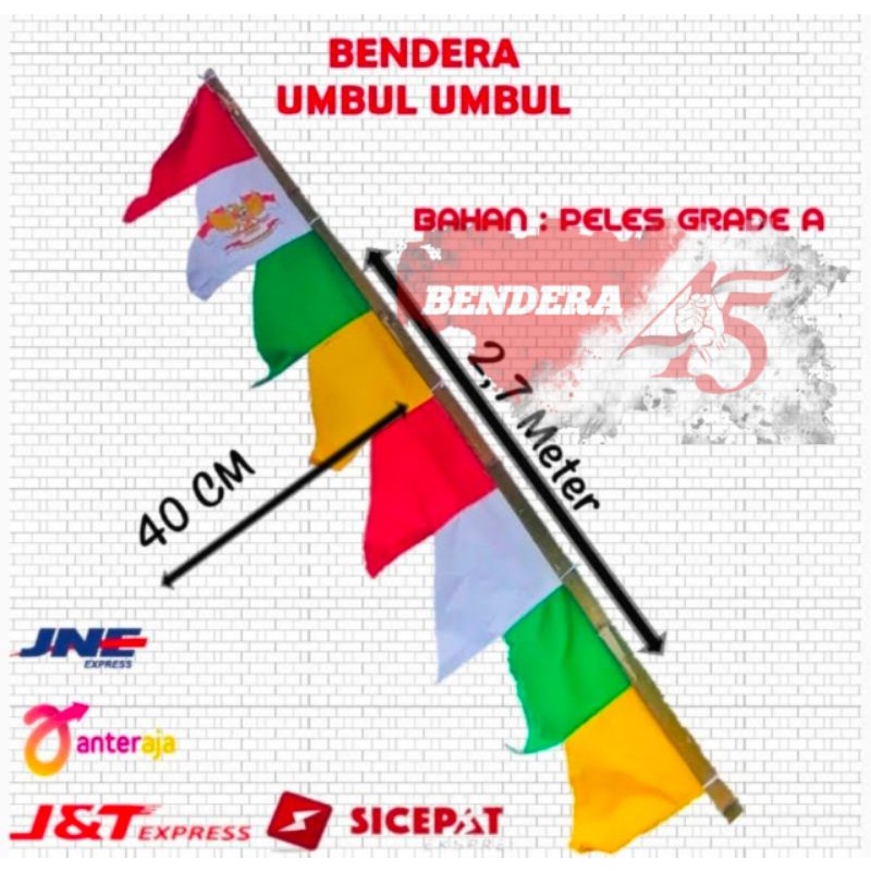 Jual Umbul umbul warna hijau isi 20 pcs | Shopee Indonesia