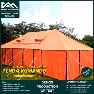 Jual Tenda Komando Ukuran 4M x 6M | Camp Perkemahan Regu | Shopee Indonesia