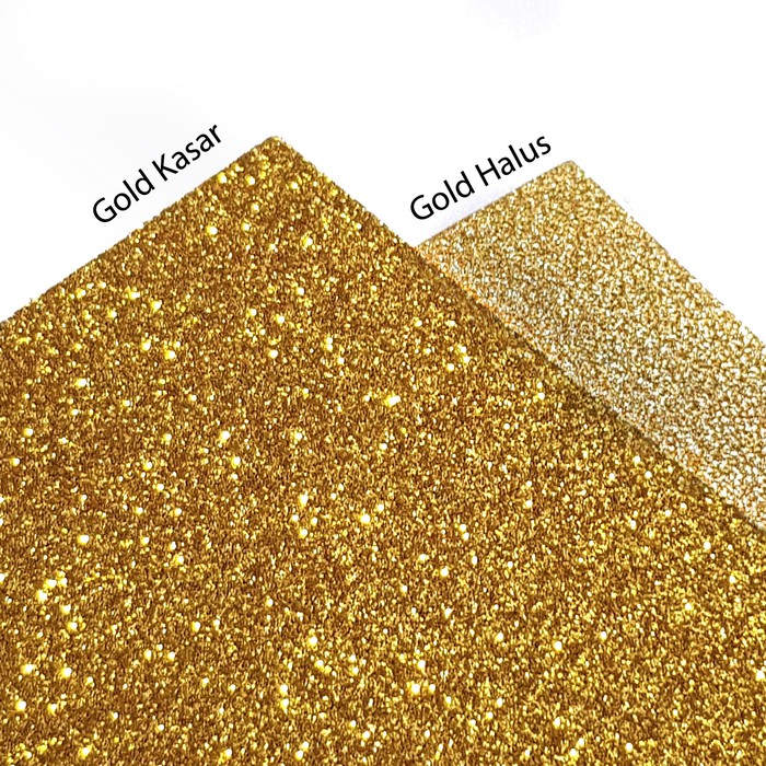 Jual Kertas Glitter Halus Paper 300 gsm A4 - Gold | Shopee Indonesia
