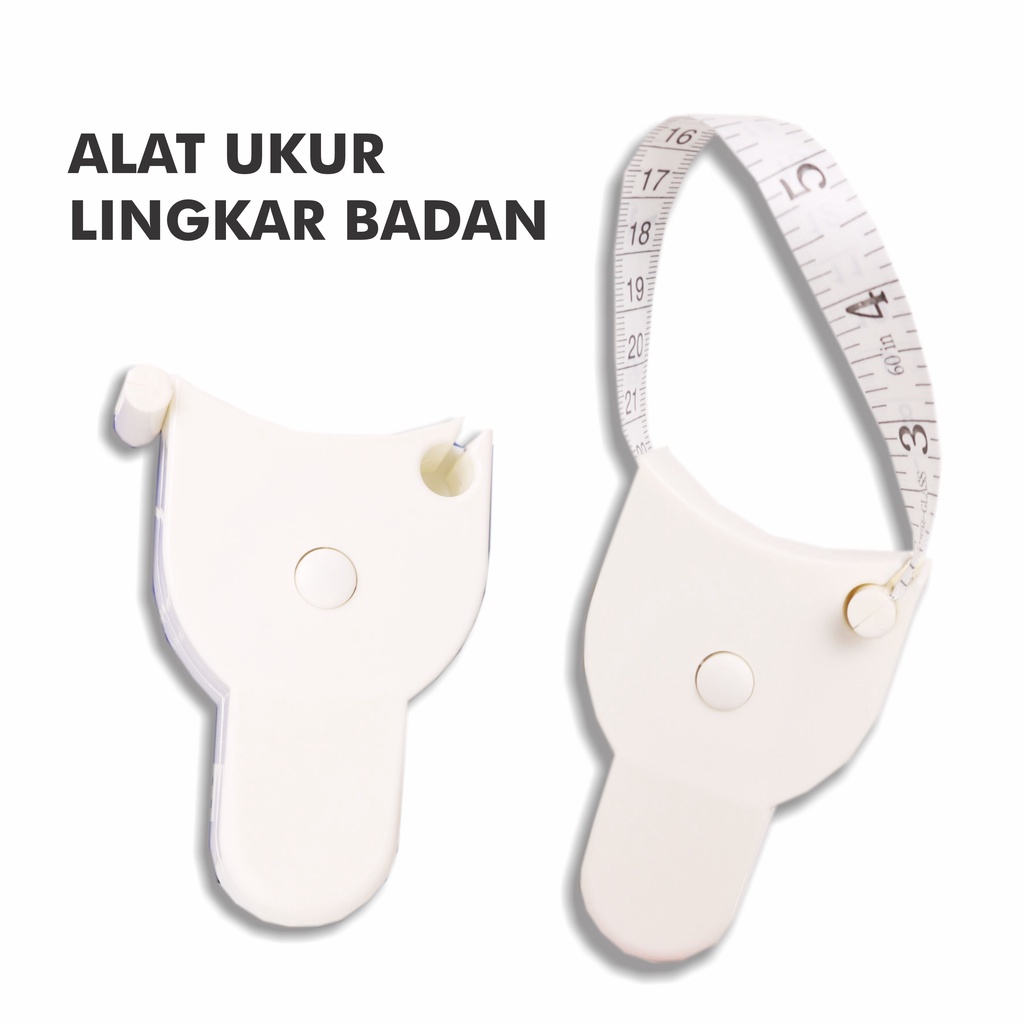 Jual Meteran Gulung Mini Alat Ukur Lingkar Badan Baju Pengukur Lingkar ...