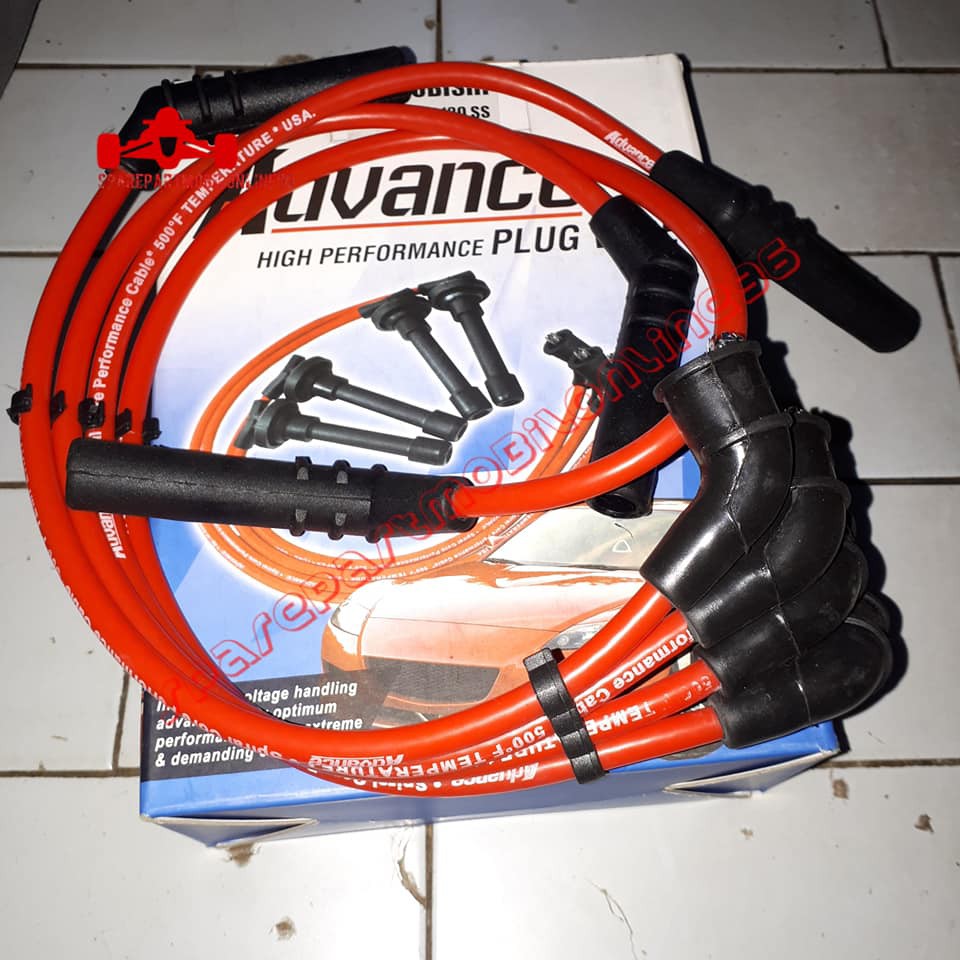 Jual Kabel Busi Coil Set Mitsubishi T120SS Carburator ADVANCE RACING ...