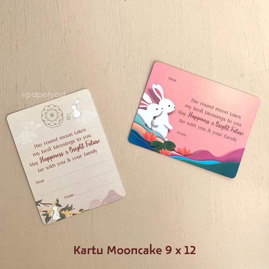 Jual Greeting Card Kartu Ucapan Gift Hampers Mooncake - 9 x 12 cm ...