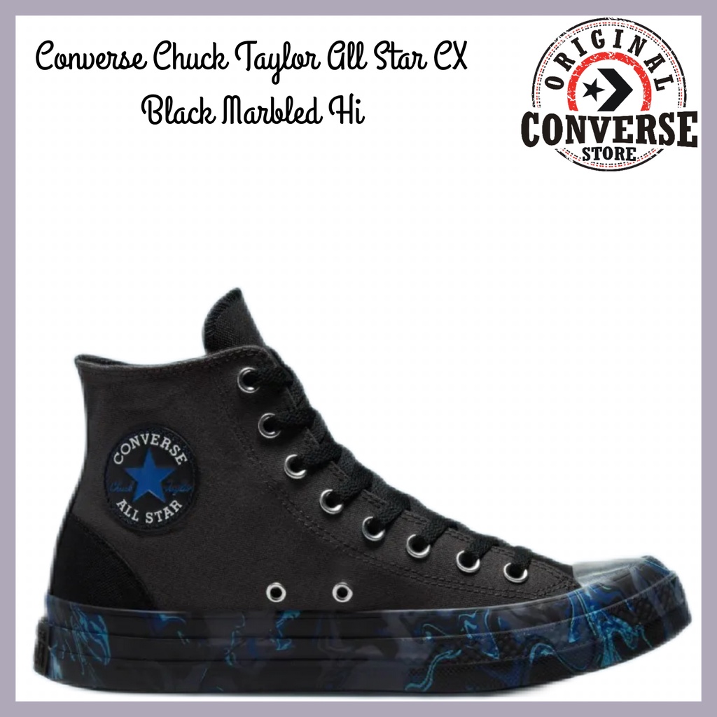 Jual ORIGINAL CONVERSE CHUCK TAYLOR ALL STAR CX BLACK MARBLED Hi ...