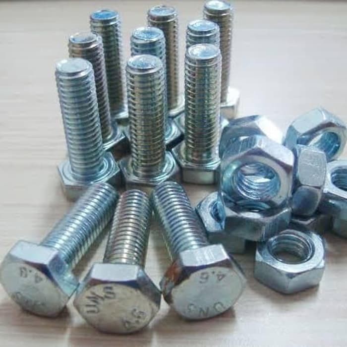 Jual Baut mur besi putih M16x70mm | Shopee Indonesia