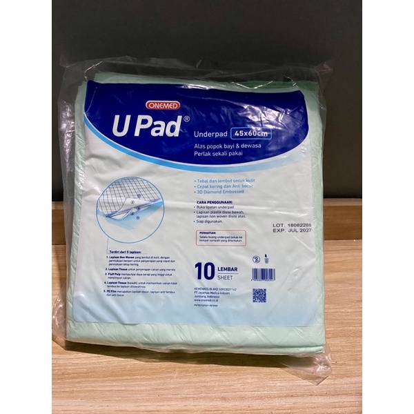 Jual Underpad U pad Upad Onemed 45 x 60 cm | Shopee Indonesia