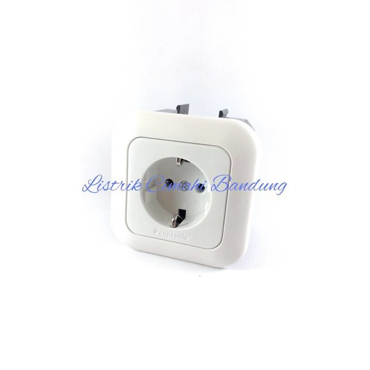 Jual Panasonic Stop Contact / Stop Kontak WEJP 1131-7 warna putih ...