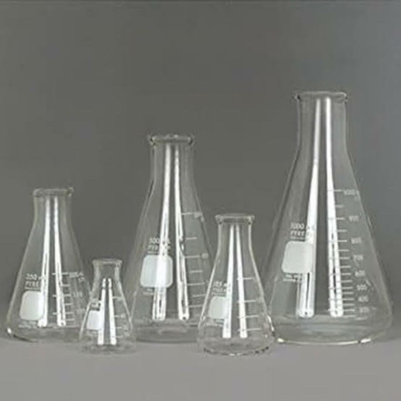 Jual Gelas/Tabung /labu Erlenmeyer Kaca untuk Laboratorium Kimia ...