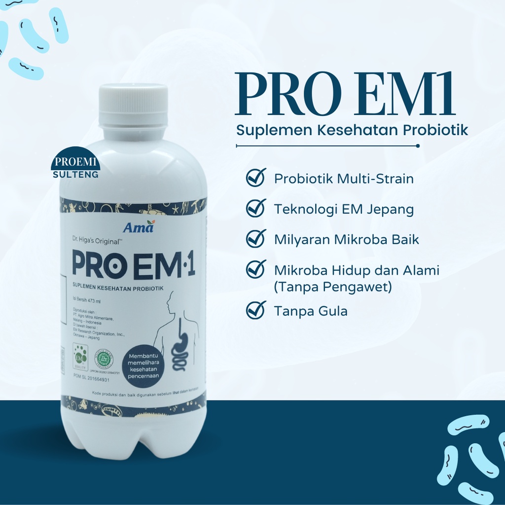 Jual PRO EM1 Suplemen Kesehatan Probiotik 473 ml - 1 Pcs | Shopee Indonesia