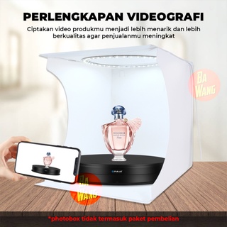 Jual Display Putar Turntable Turn Table Adjust Speed Remote Rotasi 360 ...