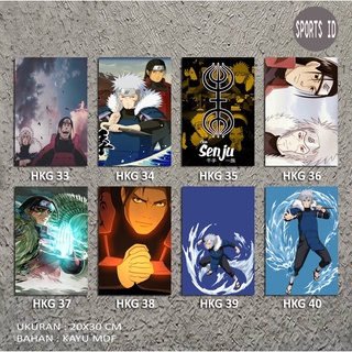 Jual POSTER ANIME - WIBU - PAJANGAN DINDING - POSTER HOKAGE - HASIRAMA ...