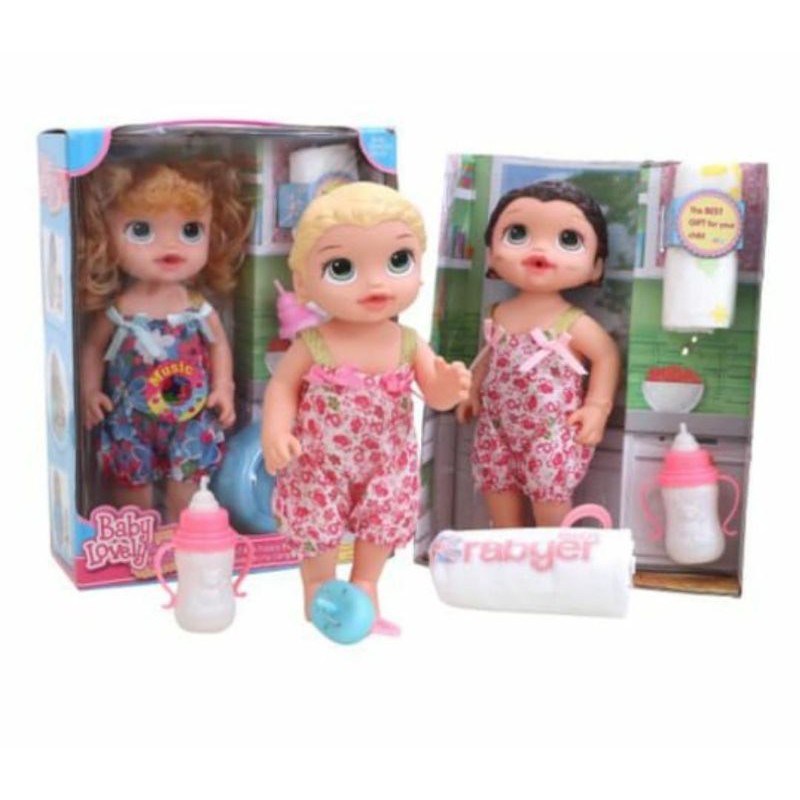 Jual Mainan Boneka baby alive bisa pipis ada musik mainan bayi allive ...