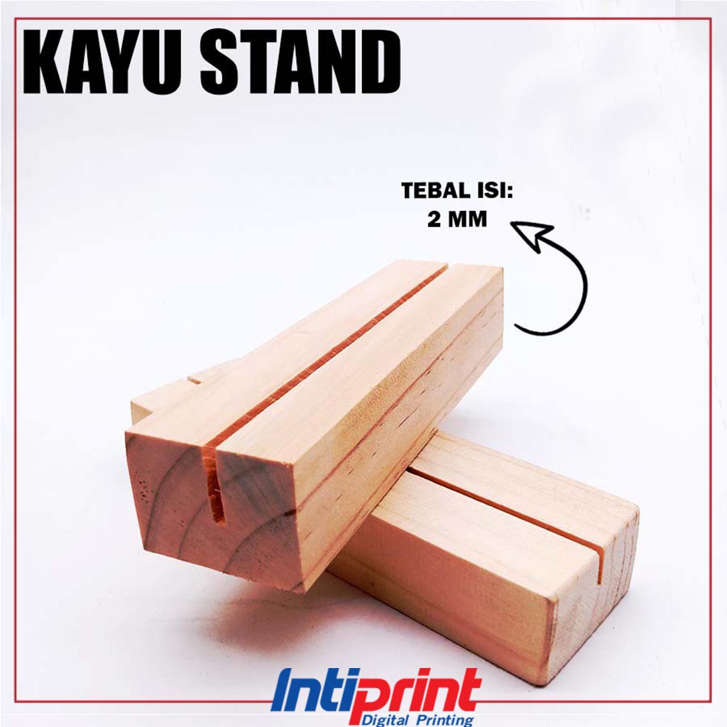 Kayu Stand | Stand | Stand Akrilik | Stand Kertas - Tebal 2mm | Shopee ...
