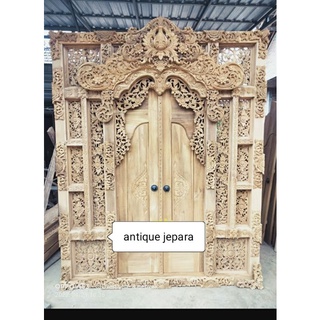 Jual pintu ukir style bali/gayor bali/gebyiok ukir | Shopee Indonesia