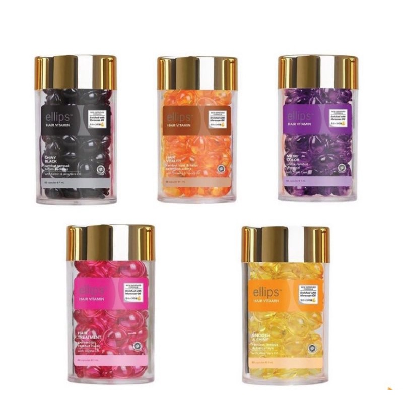 Jual Elip vitamin rambut isi 50(random) | Shopee Indonesia