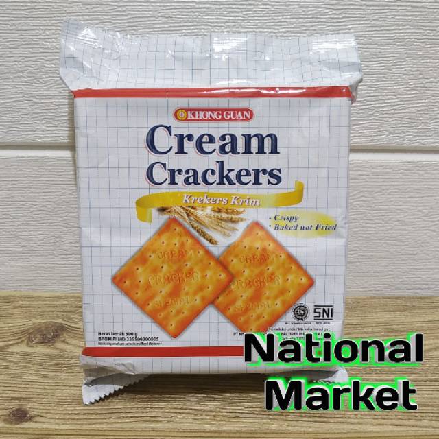 Jual Khong Guan Cream Crackers Kreker Krim 300 gr 300gr | Shopee Indonesia