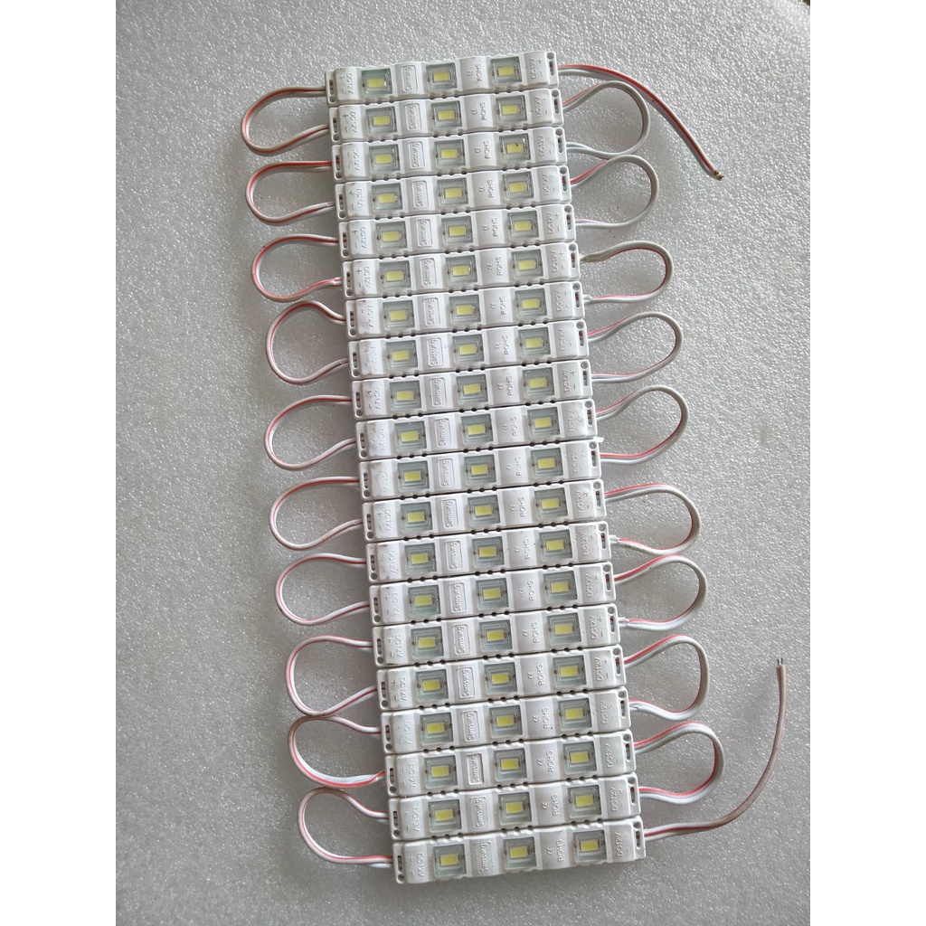 Jual Lampu LED Strip Modul 3 LED Putih 12V 7CM | Shopee Indonesia